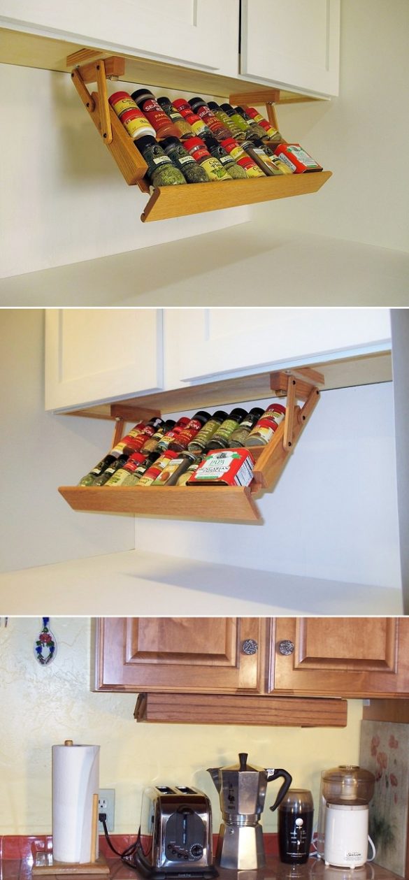 37 Easy DIY Spice Storage Ideas - Citchen